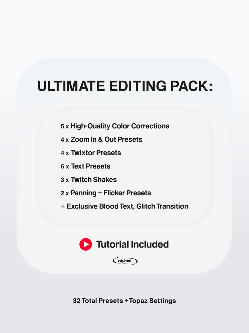 Ultimate Editing Pack